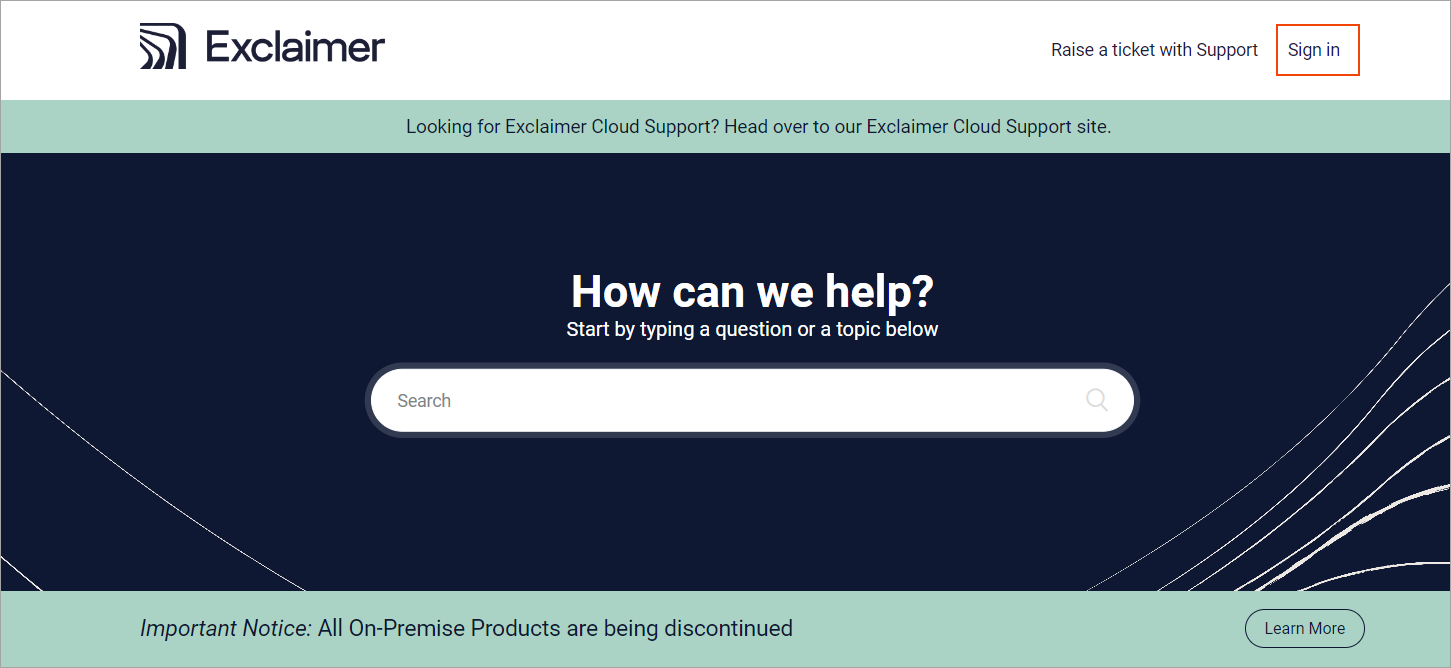 How do I login and view my On-Premise Exclaimer Support tickets ...