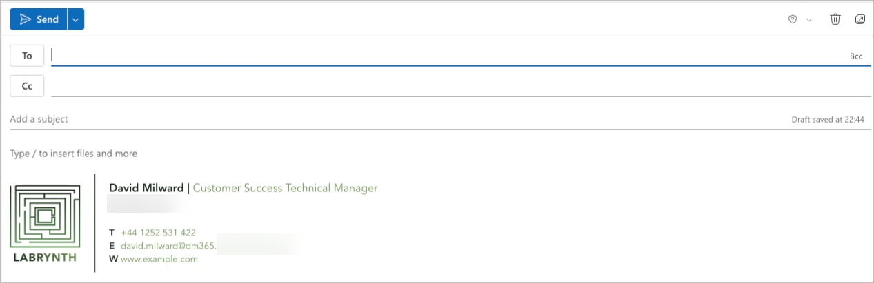 How to apply a personal signature to an email sent from a shared mailbox – Exclaimer Knowledge Base